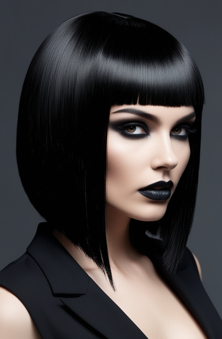 25 Stunning Goth Hairstyles to Elevate Your Dark & Edgy Look