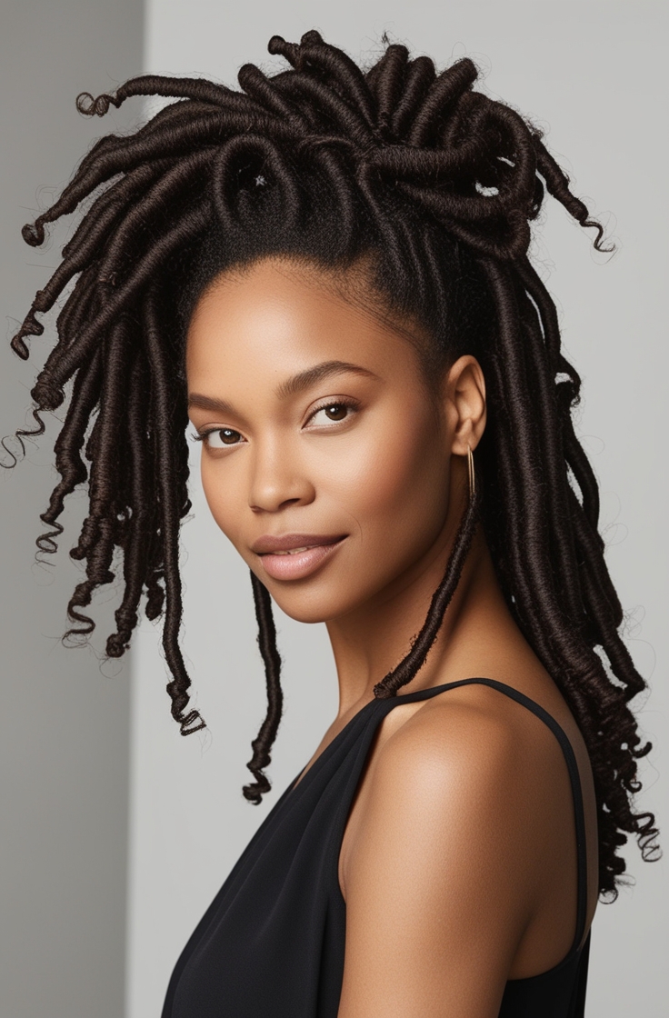 33 Best Loc Hairstyles For Every Occasion: Trendy & Creative