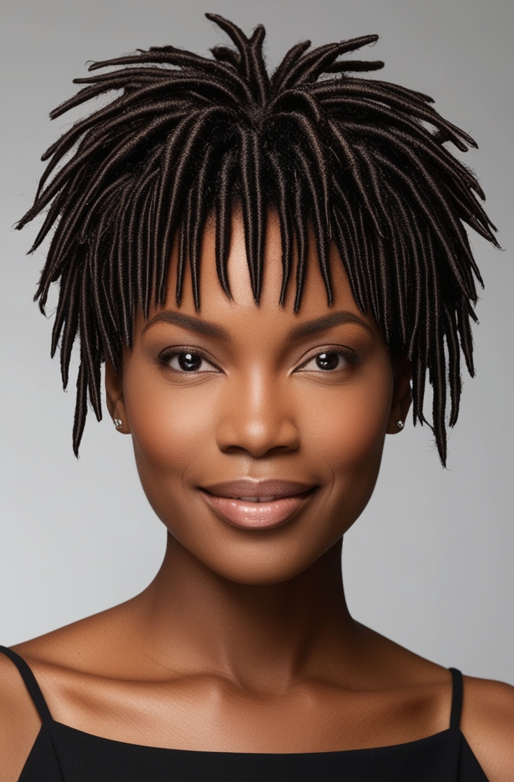 22 Stunning Short Loc Hairstyles for Women: Trendy & Elegant