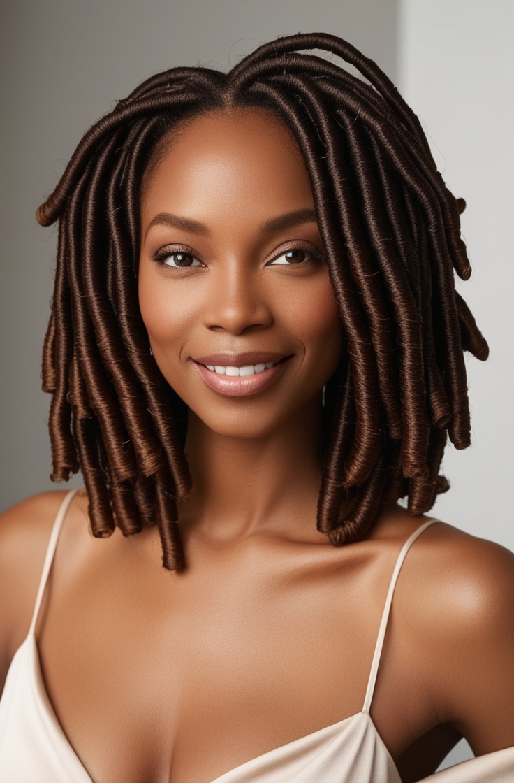 22 Stunning Short Loc Hairstyles for Women: Trendy & Elegant